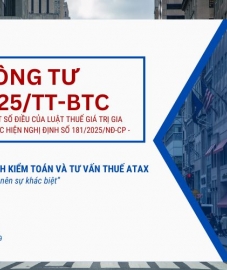 Thông tư số 69/2025/TT-BTC Quy định chi tiết một số điều của Luật Thuế giá trị gia tăng và hướng ...